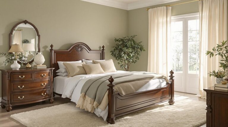 10 Perfect Colours That Go With Mahogany Bedroom Furniture - DexDecor