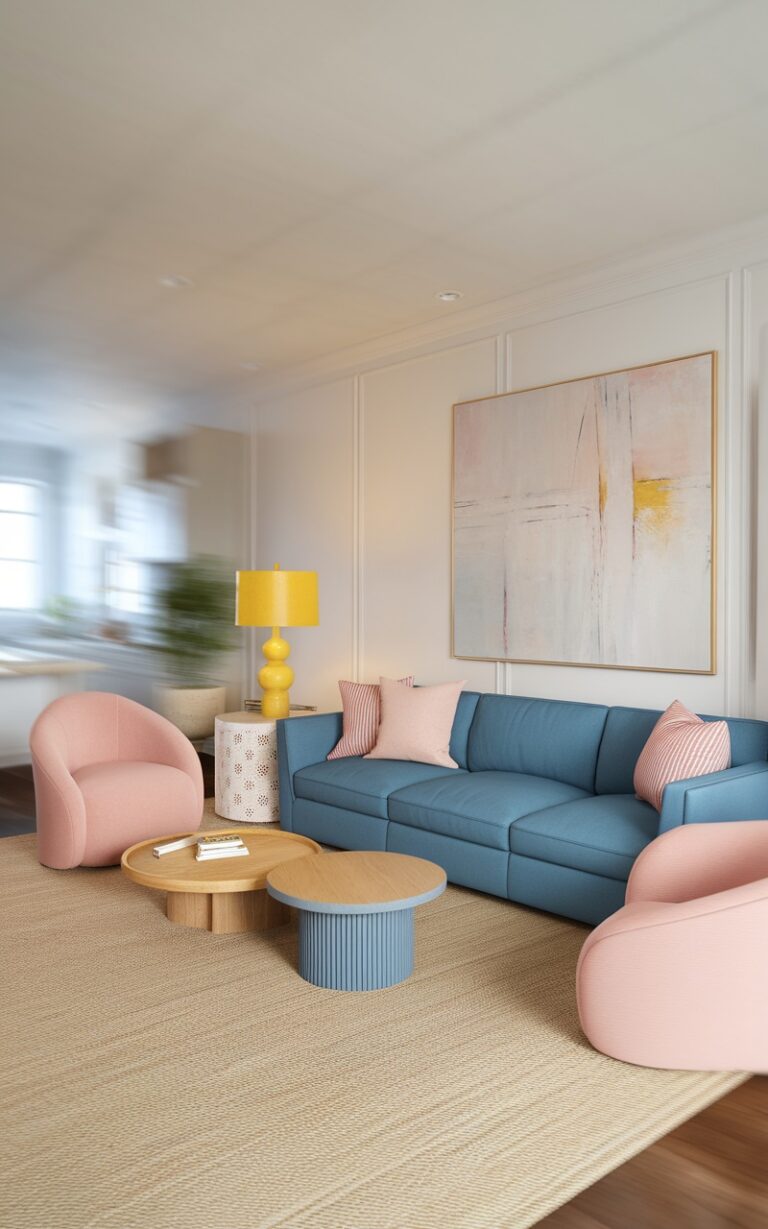 33 Stunning Blue Couch Ideas for Your Living Room