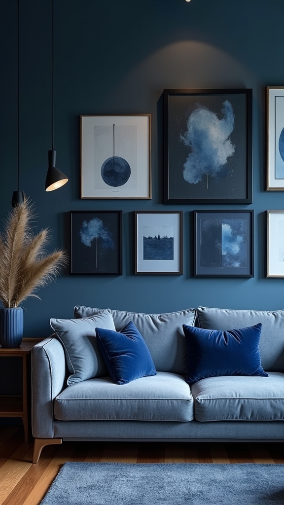 16 Blue Grey Living Room Ideas That Are Modern and Moody - DexDecor
