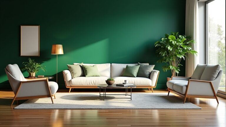 14 Green Living Room Accent Wall Ideas That Add Drama and Depth - DexDecor