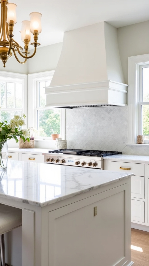 15 White Kitchen With Brass Hardware Ideas That Add Warmth and Glam ...