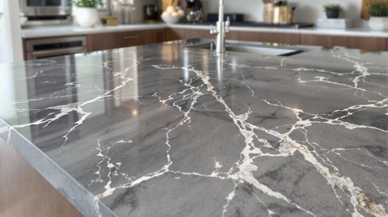 16 Grey Kitchen Countertops That Pair Beautifully With Any Cabinetry ...