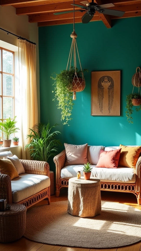 14 Teal Living Room Wall Ideas That Make a Bold Impact - DexDecor