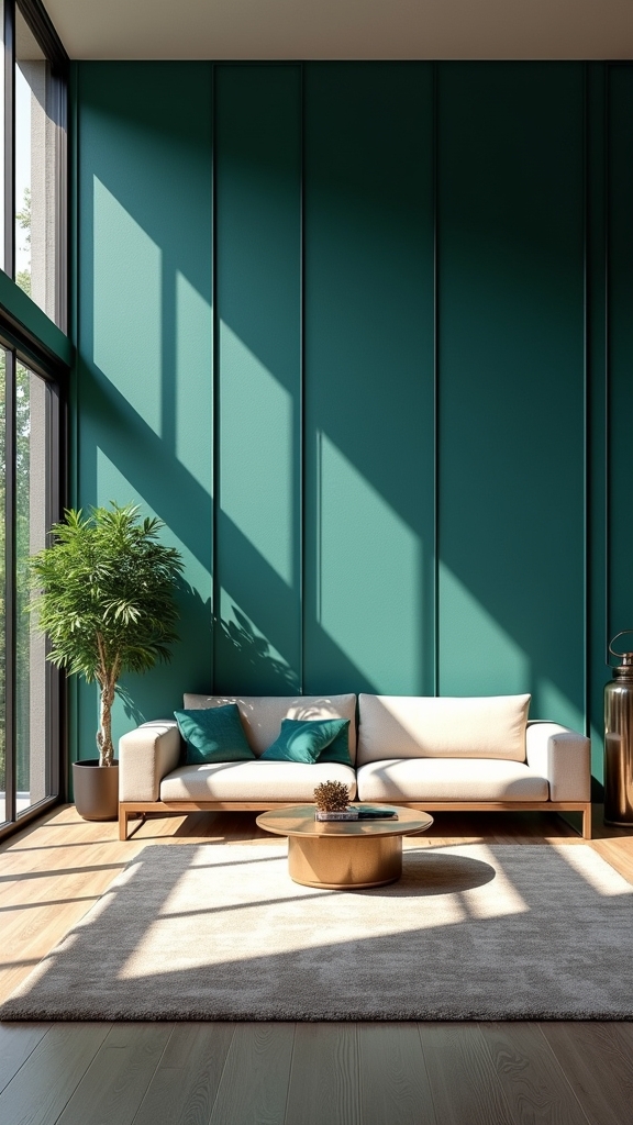 14 Teal Living Room Wall Ideas That Make a Bold Impact - DexDecor