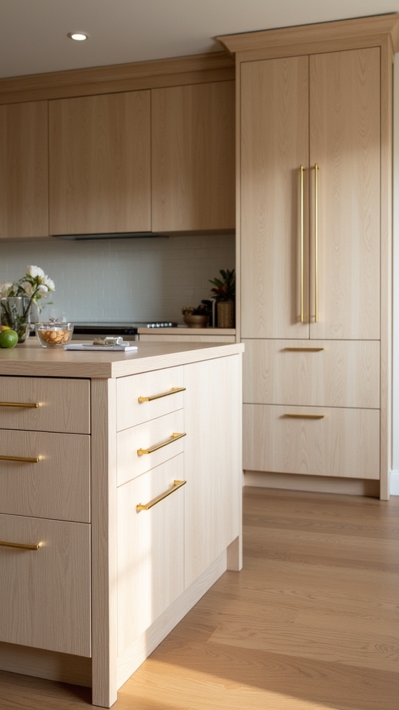 16 White Oak Kitchen Cabinets With Gold Hardware That Feel Warm and ...