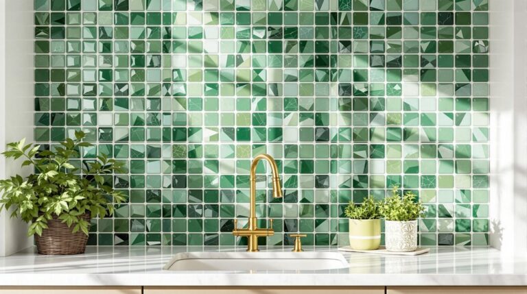 18 Green Kitchen Tile Ideas That Add Pattern and Personality - DexDecor