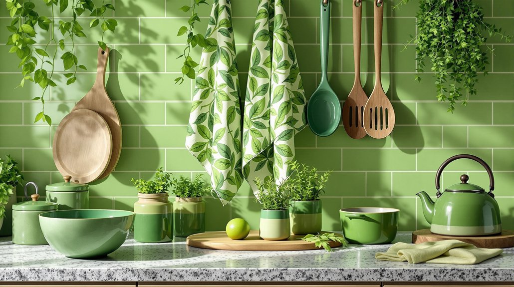 18 Green Kitchen Accessories to Add a Pop of Nature-Inspired Style