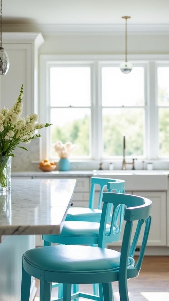 16 Tiffany Blue Kitchen Ideas That Are Playful and Pretty
