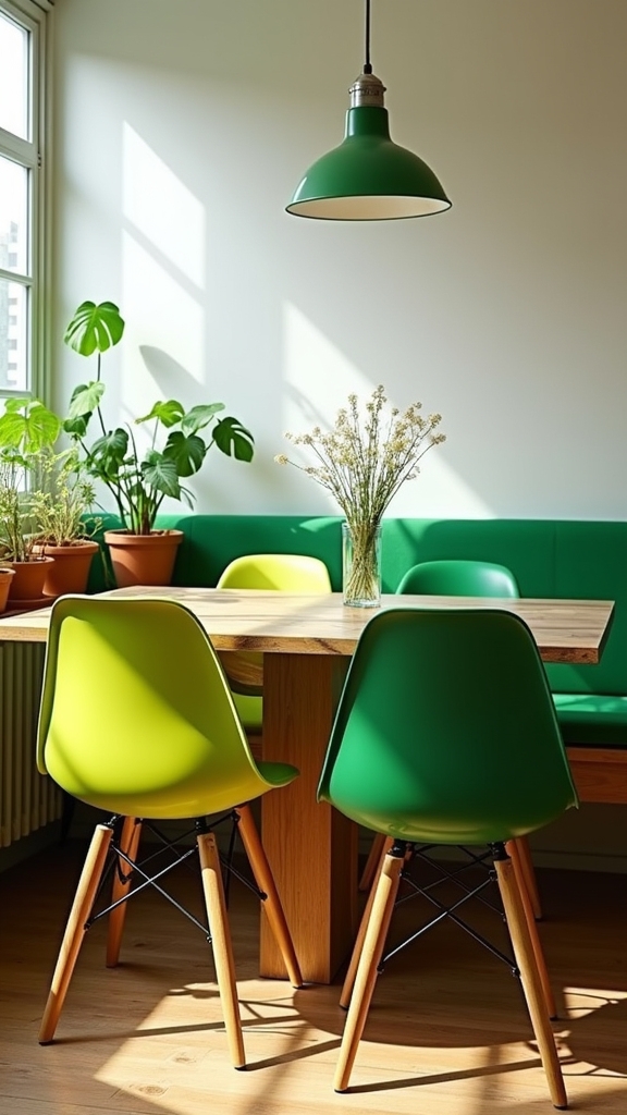 15 Green Kitchen Chair Ideas That Add Color to Your Dining Nook - DexDecor