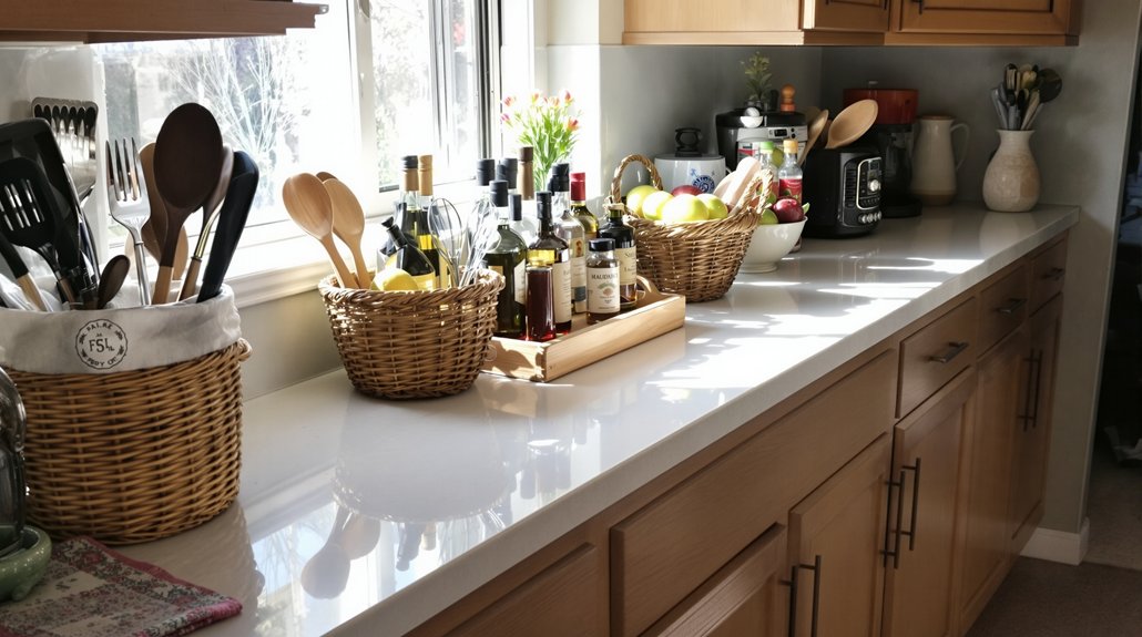 Easy Fixes for a Cluttered Kitchen Countertop