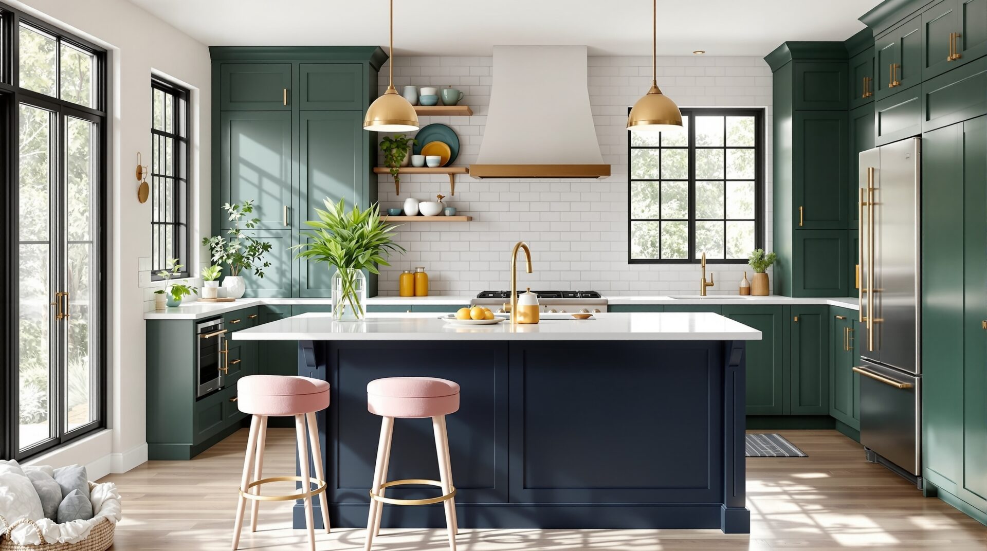 10 Kitchen Colour Combination Ideas That Work Beautifully