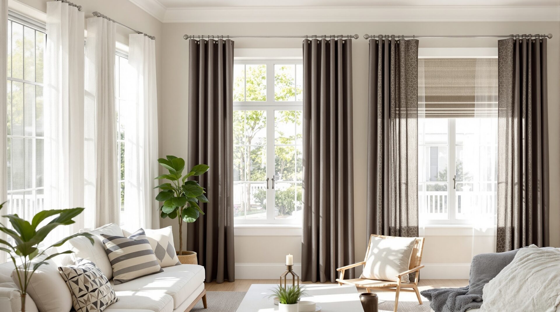 10 Modern Curtain Ideas for Living Rooms That Inspire