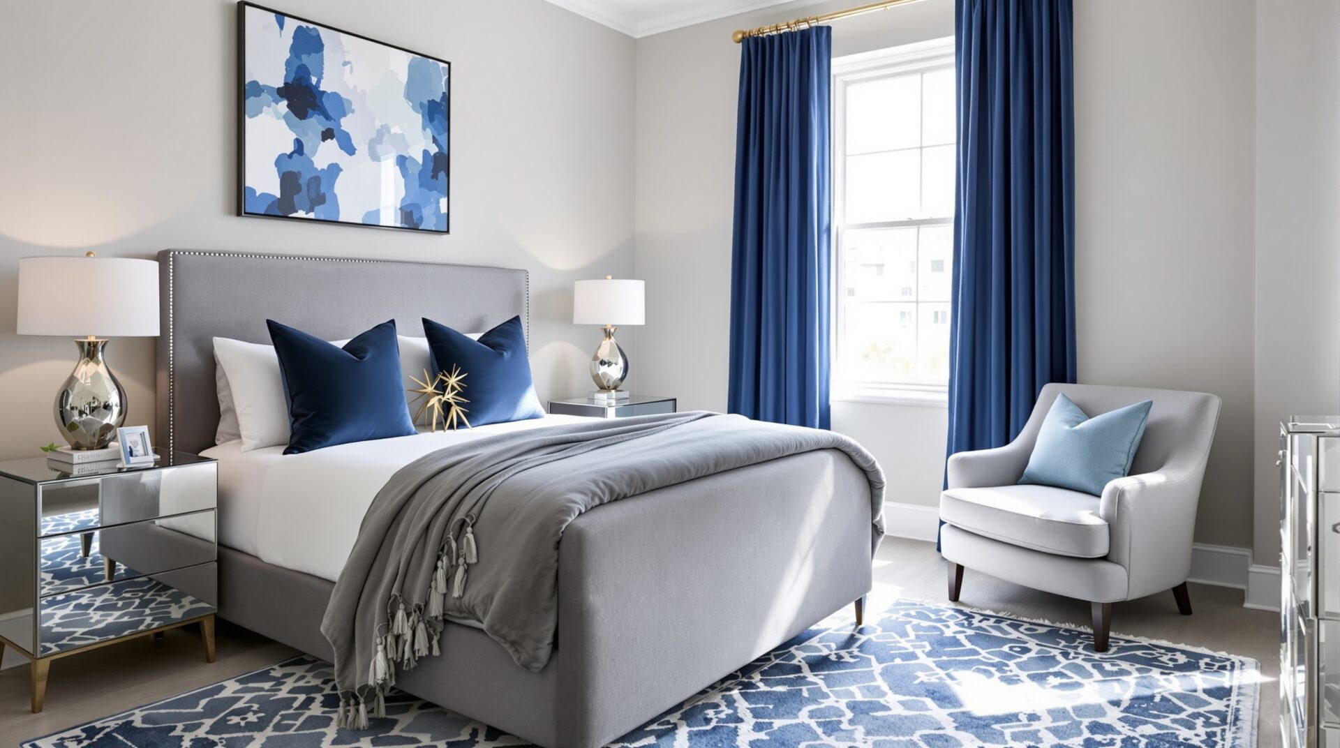 10 Grey and Blue Bedroom Ideas for a Classic Look