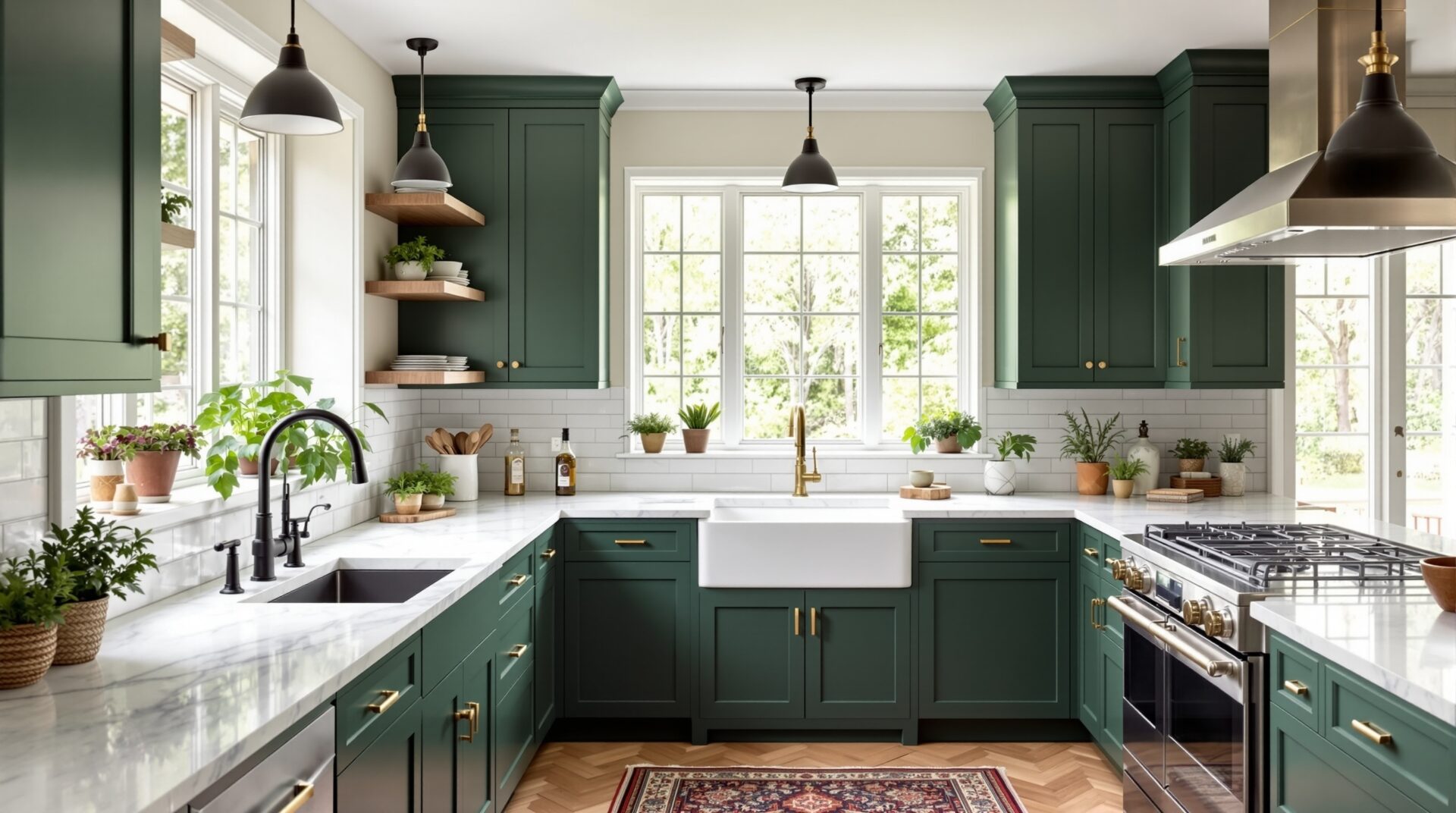 15 Forest Green Kitchen Ideas That Stay Elegant and Striking
