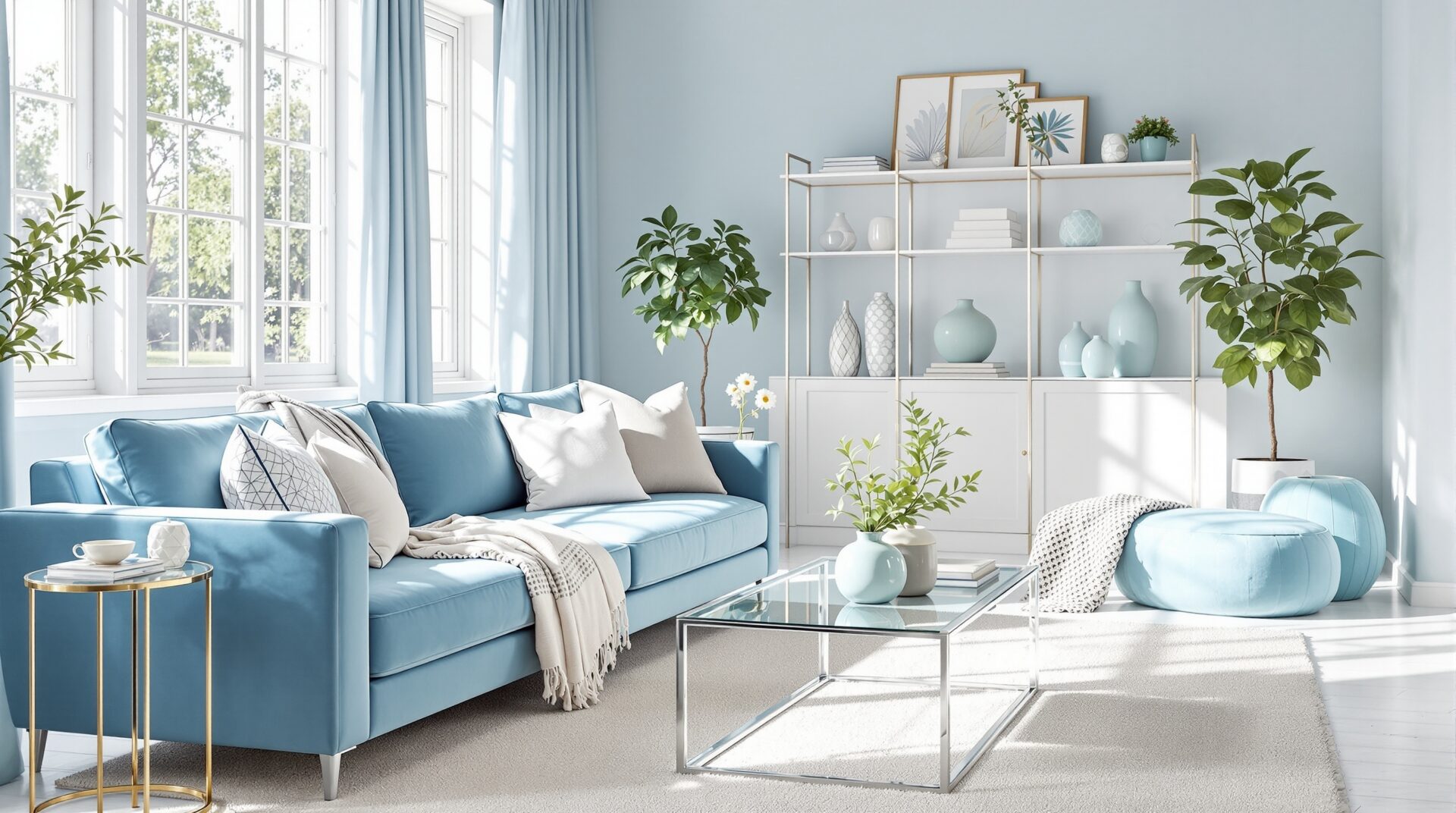 10 Light Blue Living Room Ideas That Inspire