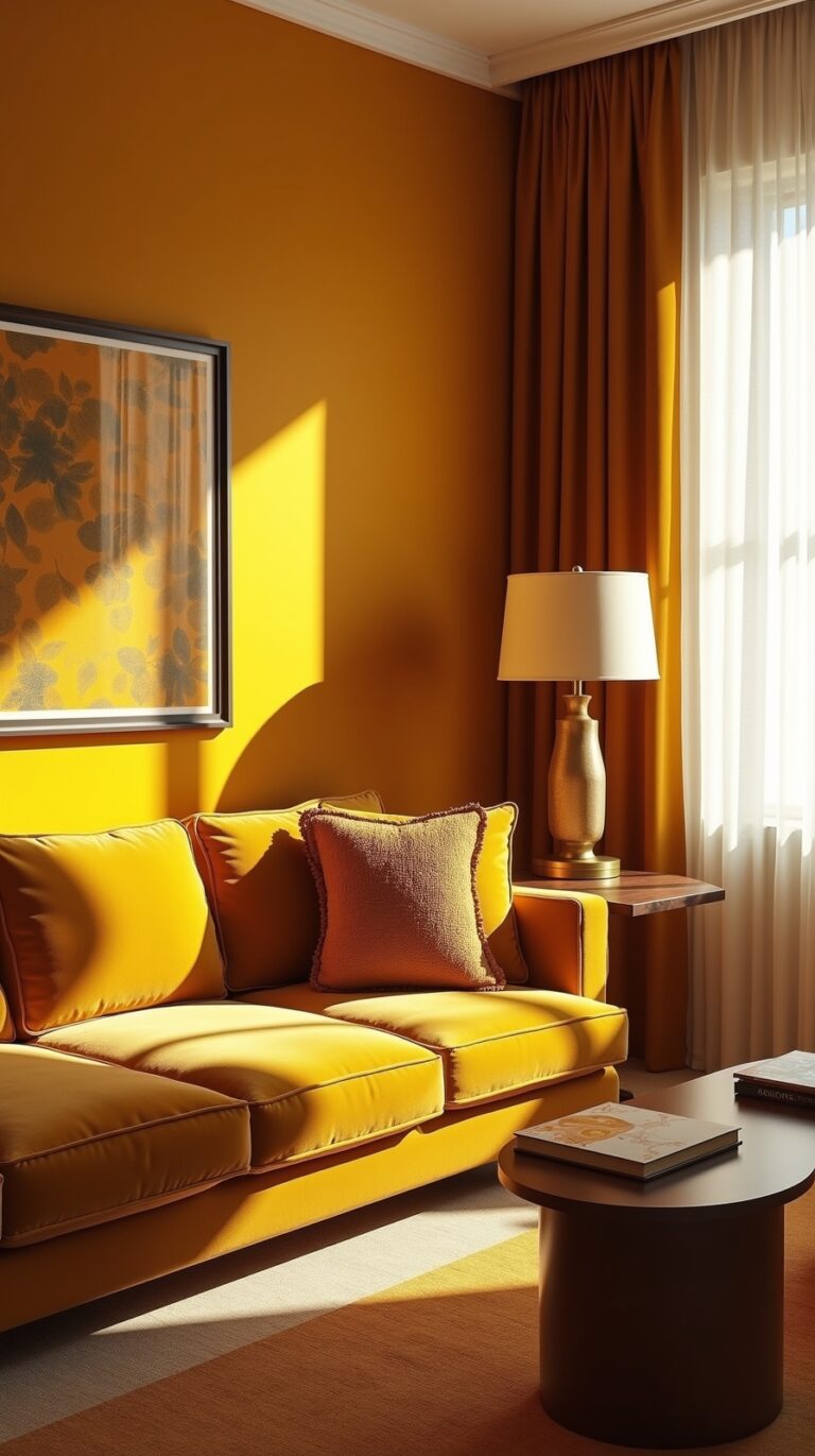 10 Yellow Wall Living Room Ideas That Feel Fresh