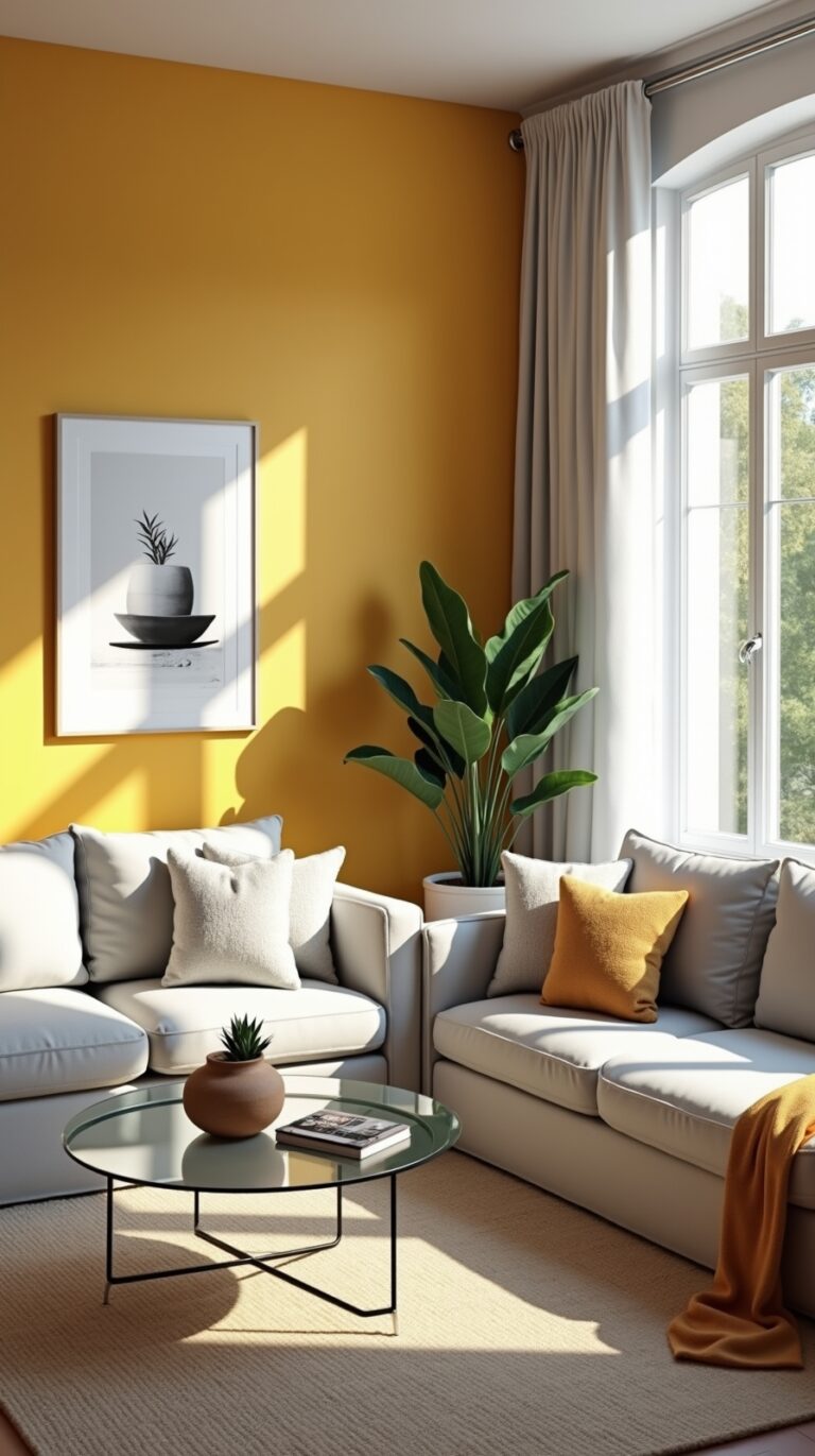 10 Yellow Wall Living Room Ideas That Feel Fresh