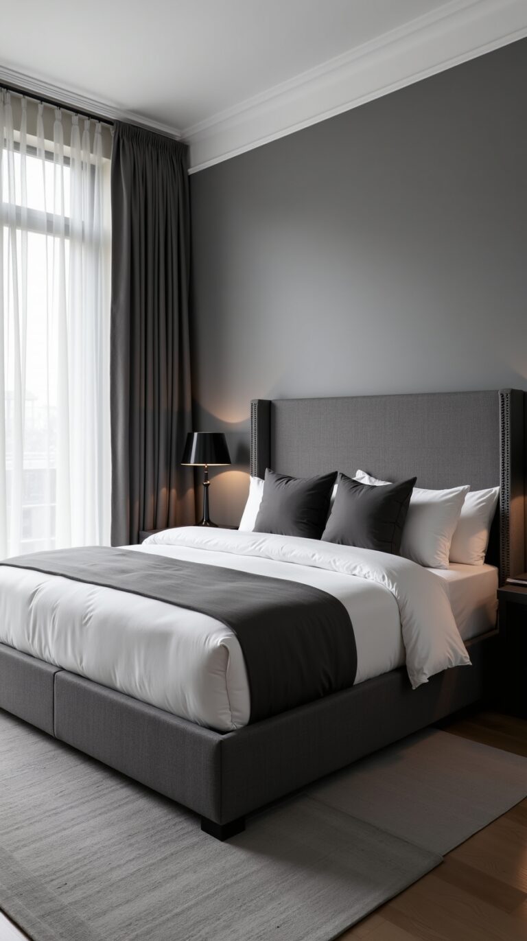 14 Grey Headboard Bedroom Color Scheme Ideas