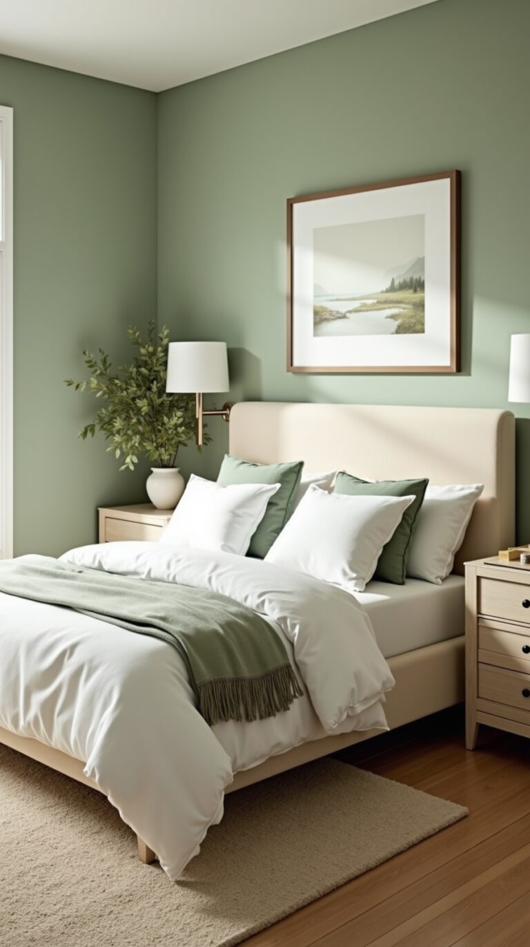 10 Soft Green Bedroom Ideas for a Relaxing Space