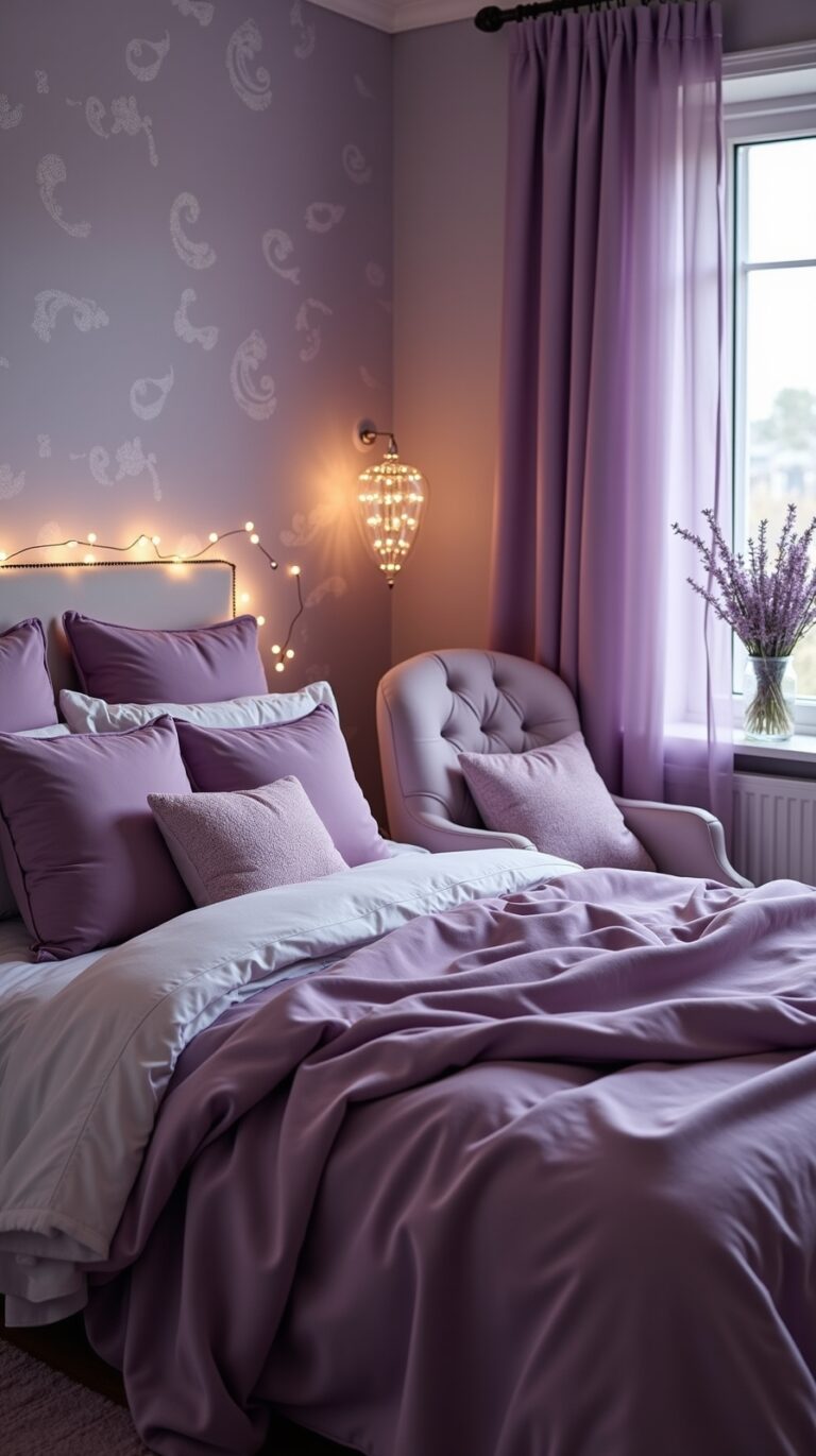 14 Purple Themed Bedroom Ideas for Cozy Homes