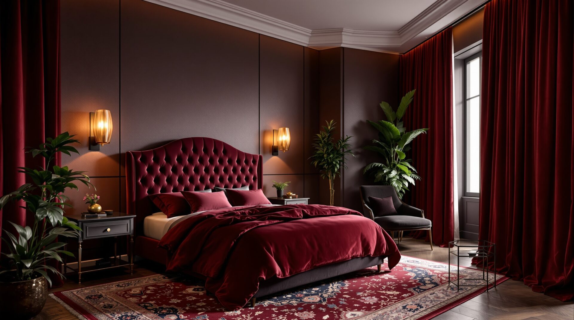 12 Dark Red Bedroom Ideas That Always Work