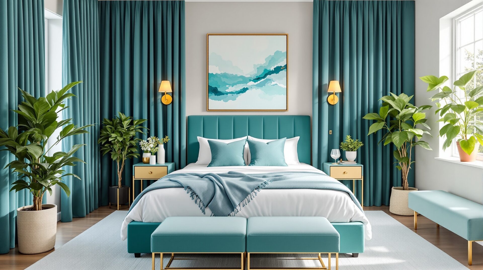 14 Teal Color Palette Bedroom Ideas to Try