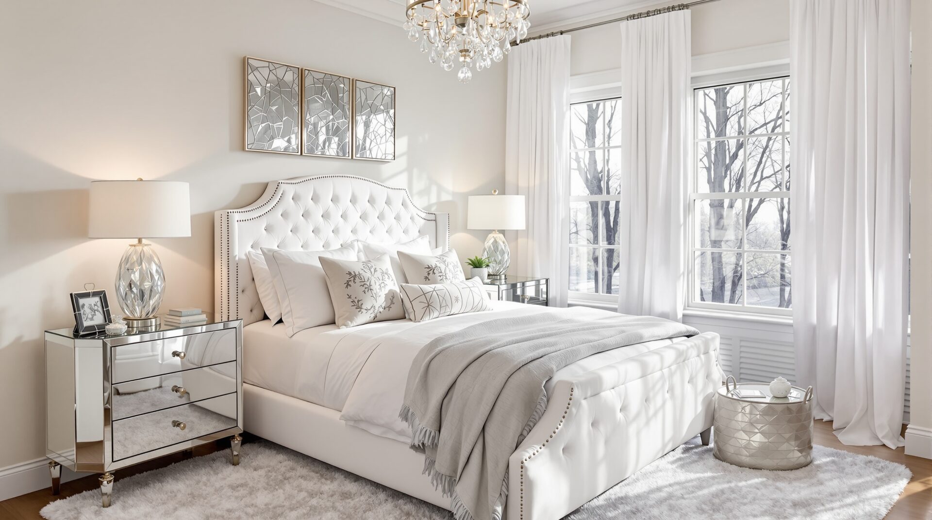 14 White and Silver Bedroom Ideas for Elegant Spaces