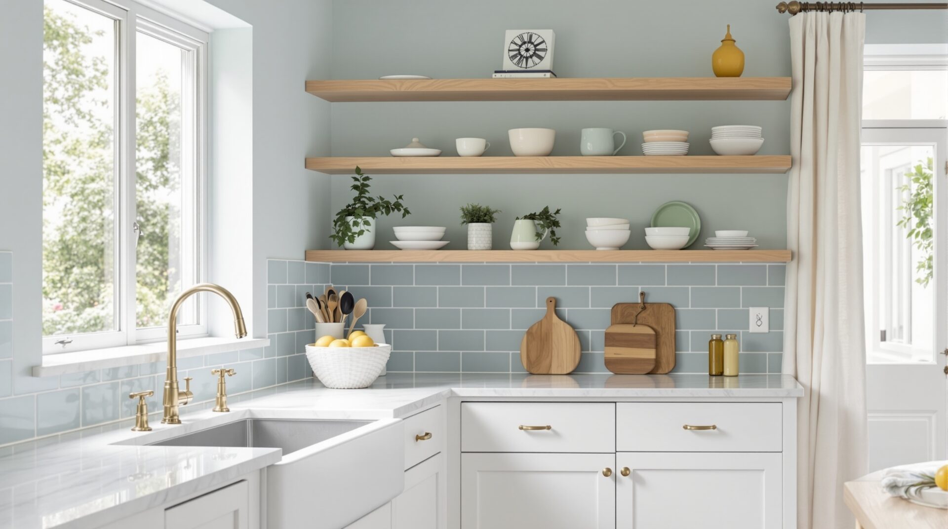 12 Light Blue Kitchen Wall Ideas That Add Subtle Color