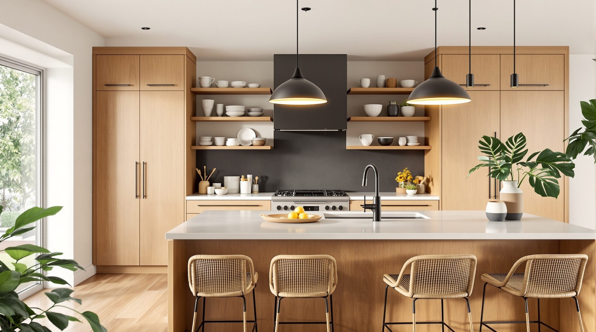 14 Modern Oak Kitchen Ideas That Feel Sleek and Warm