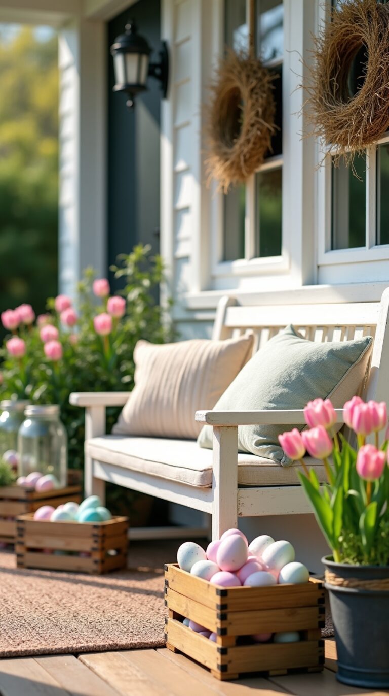 14 Easter Front Porch Ideas That Feel Welcoming and Bright - DexDecor