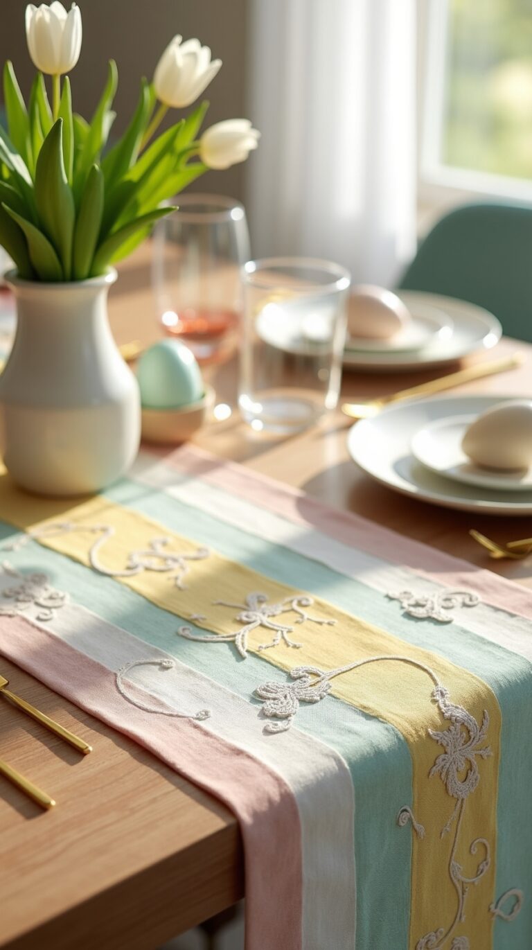 10 Easter Table Runner Pattern Ideas That Feel Fresh and Springlike