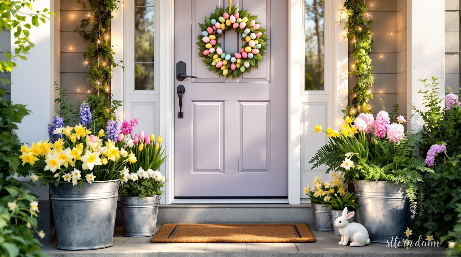 12 Easter Door Ideas That Create a Warm Spring Welcome