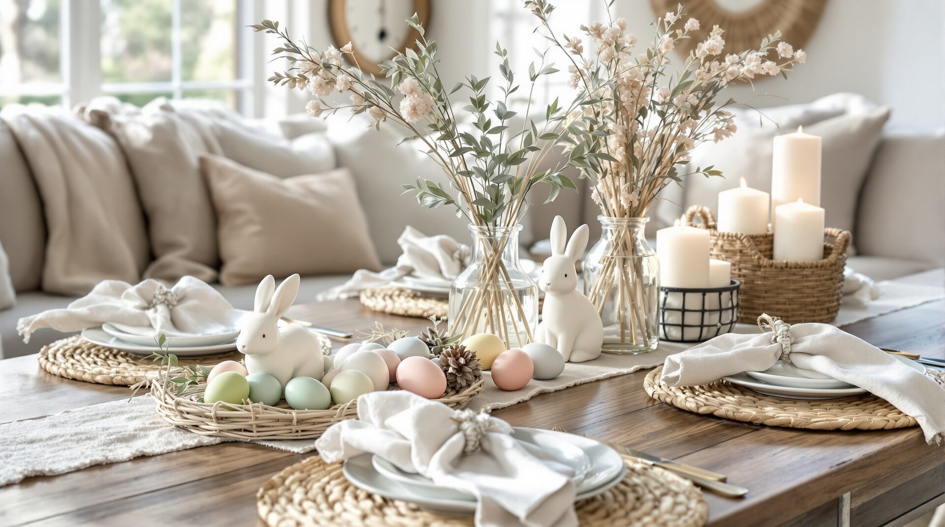 14 Neutral Easter Decor Ideas for a Soft and Subtle Spring Look
