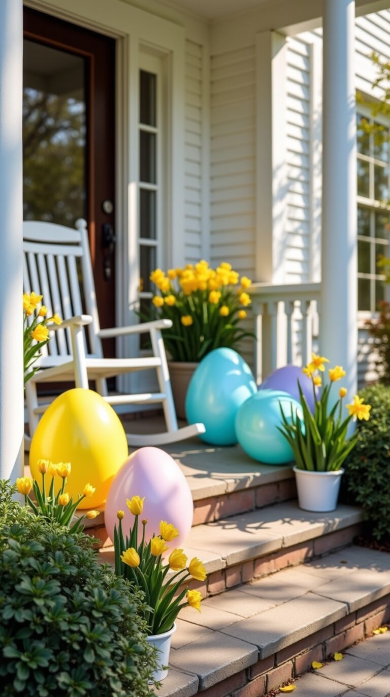 14 Easter Front Porch Ideas That Feel Welcoming and Bright - DexDecor