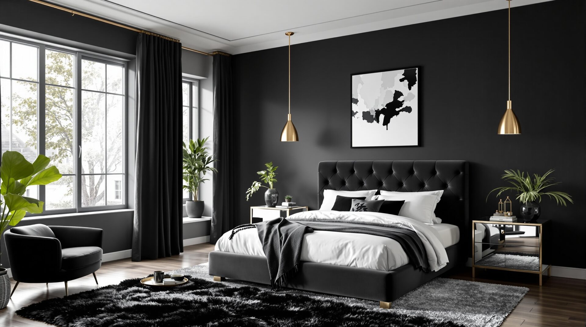 12 Black Theme Bedroom Ideas That Always Work