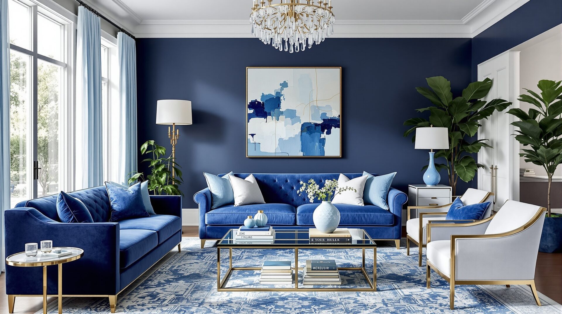 12 Blue Interior Design Living Room Ideas That Inspire