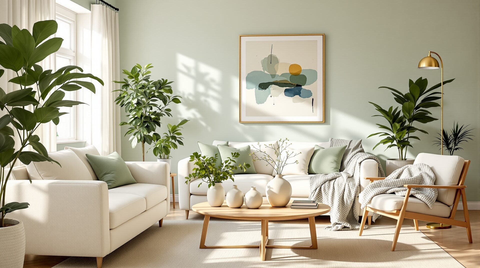 12 Light Green Wall Living Room Ideas That Inspire