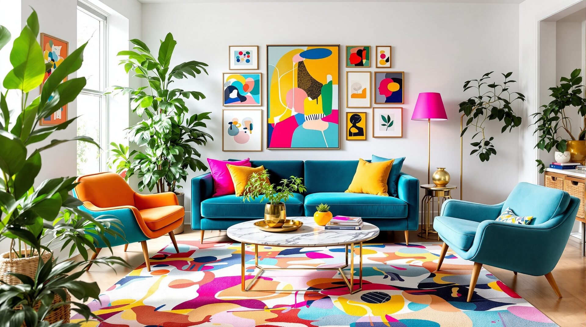 10 Colorful Living Room Inspiration Ideas